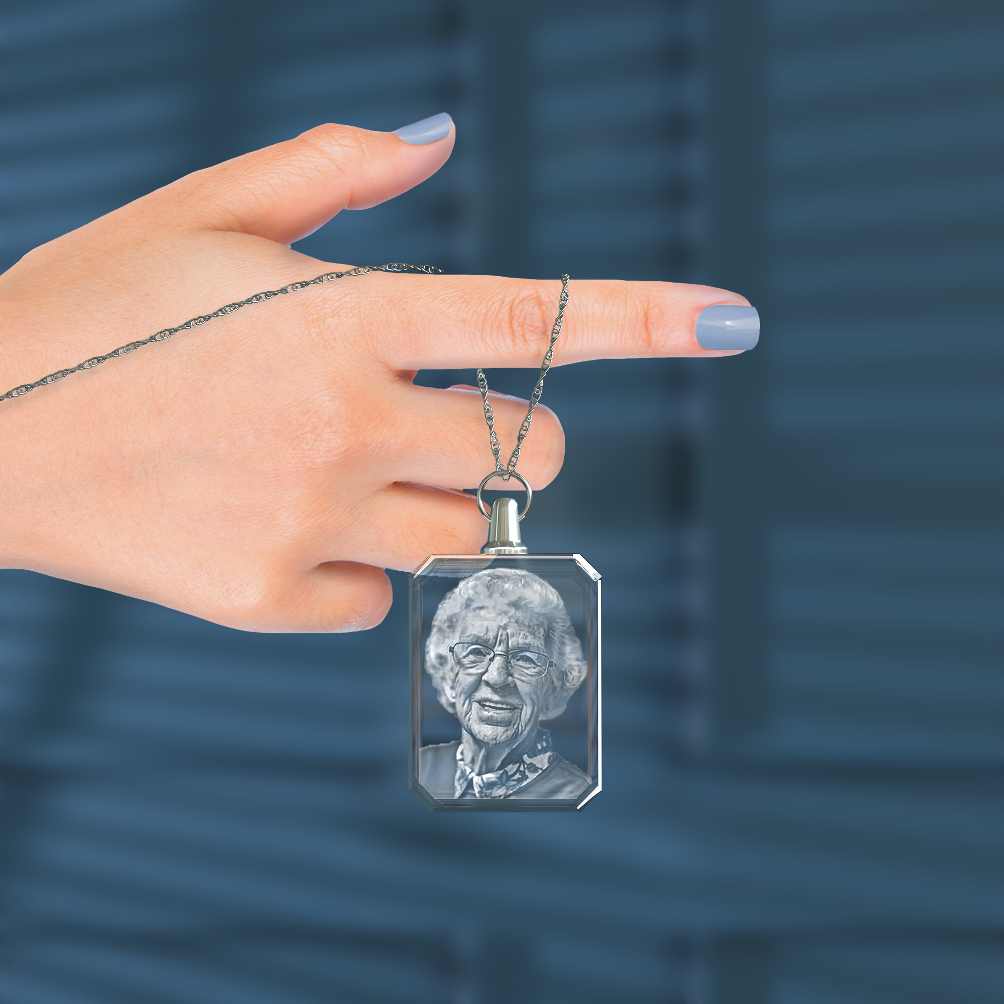 Necklace Rectangle Crystal – Crystal Clear Memories