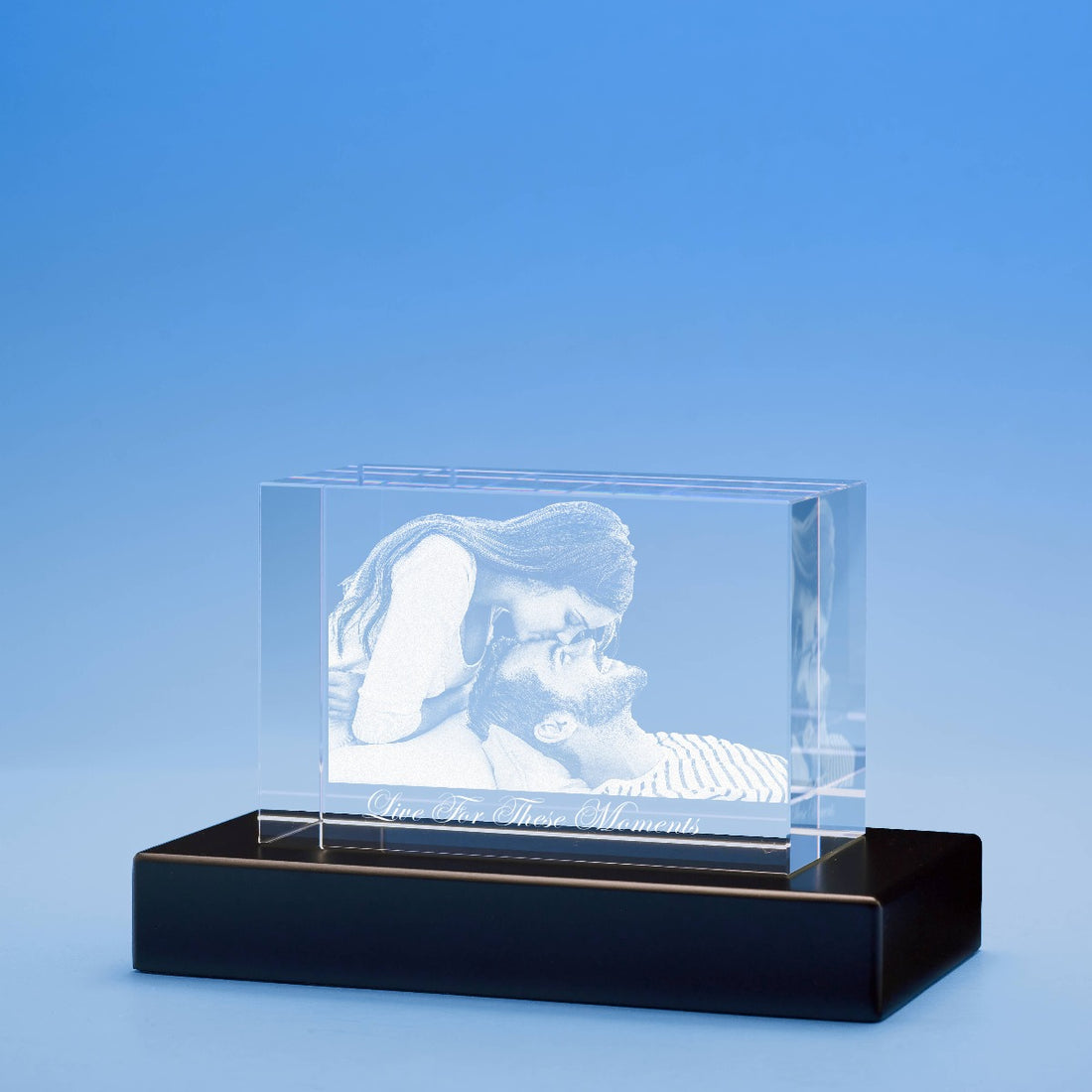 Brick Crystal, 3D Engraved – Crystal Clear Memories